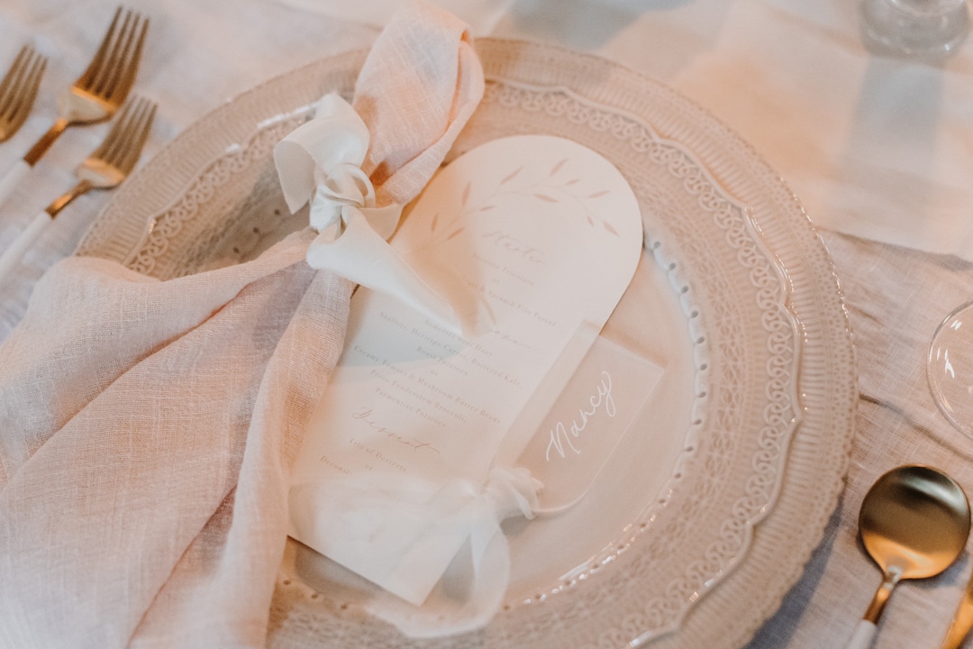 Perspex Acrylic Arched Place Cards - Etsy