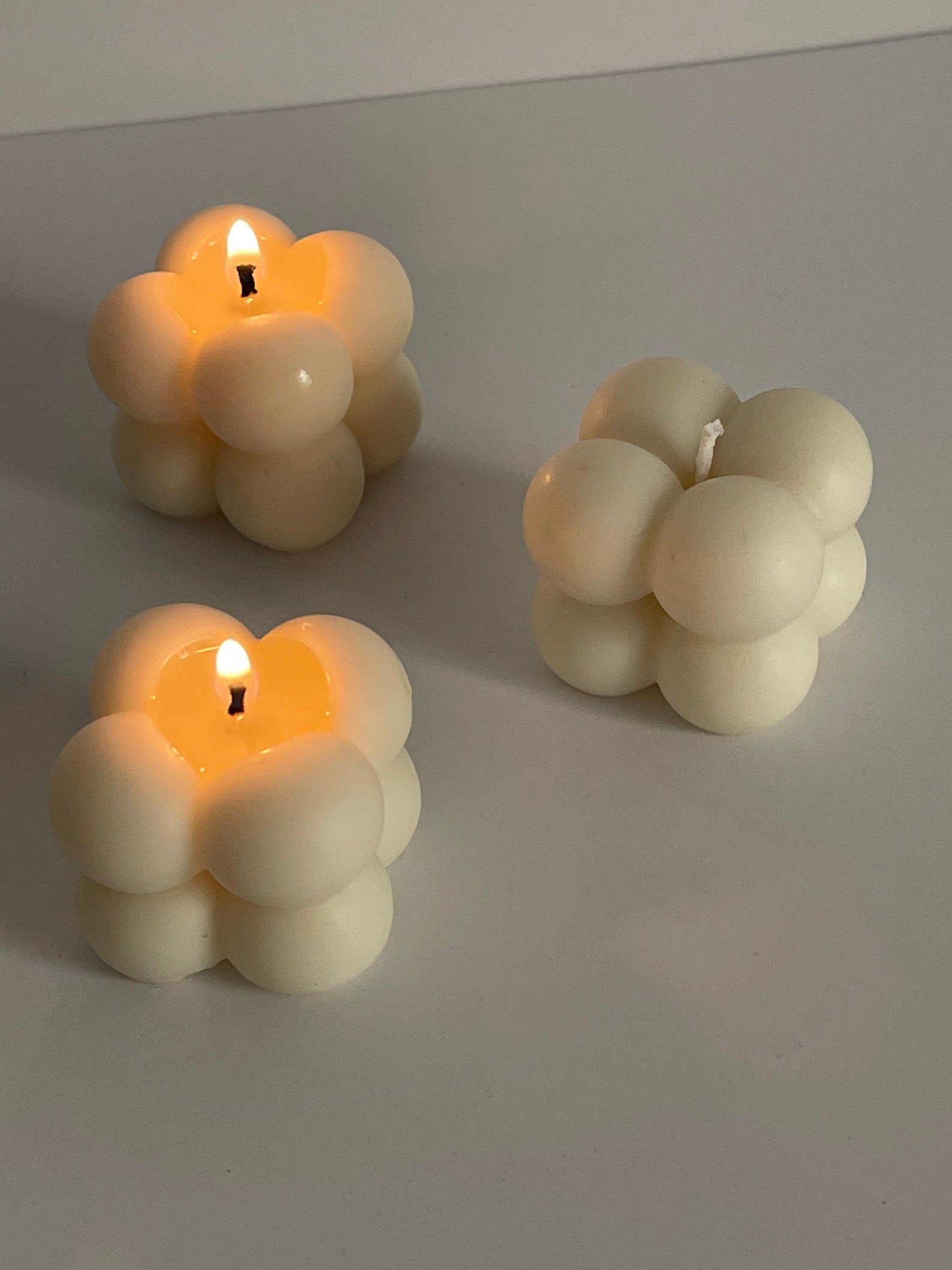 Mini Candle Cubes Mini Bubble Candle Cute Mini Candles - Etsy