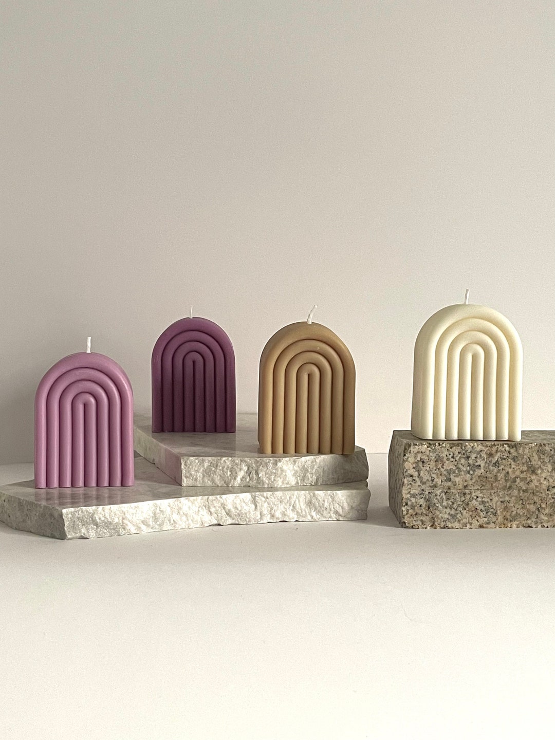 Candle, Rainbow Candle, Arch Candle, Scented Candle ,soy Wax Decorative ...