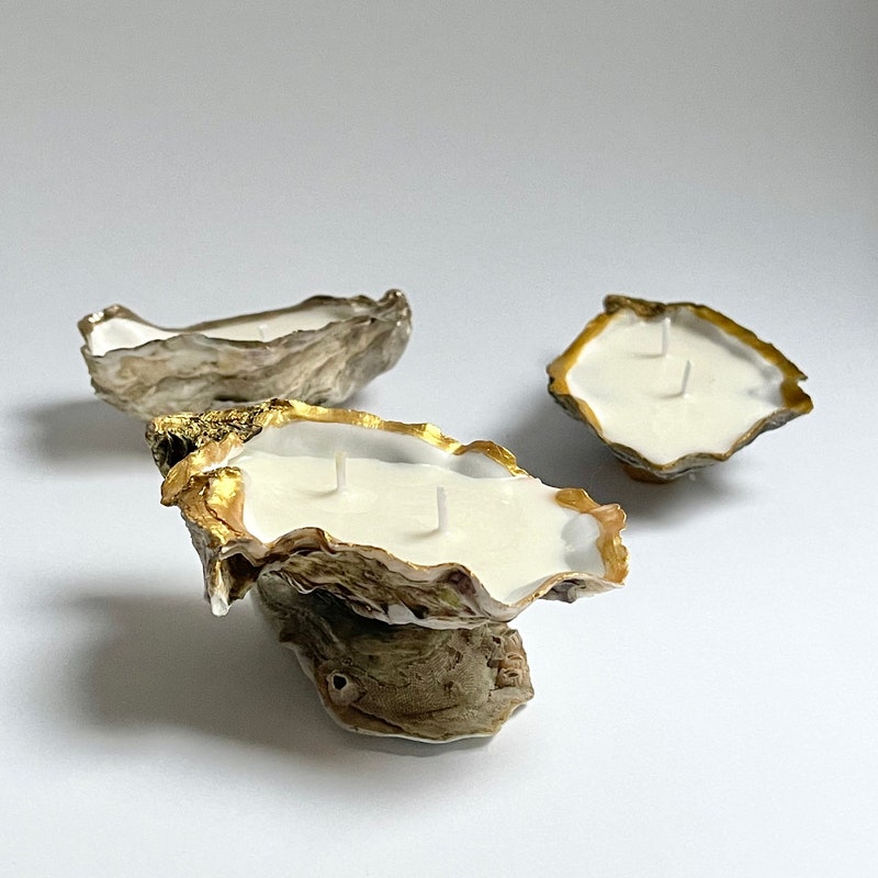 Shell Candle - Etsy