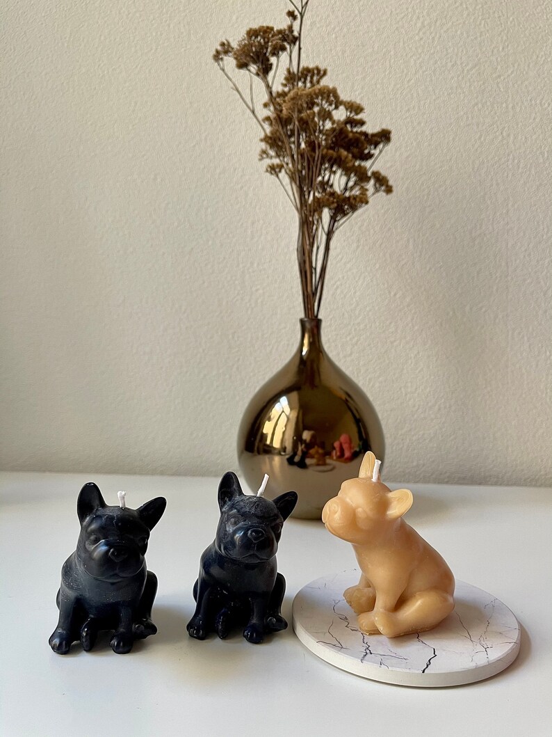 French Bulldog Candle Dog Candle Frenchie Gift Idea | Etsy