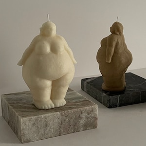 Curvy Body Candle, Body Candle, Pillar Candle, Scented Candle, Gift ...