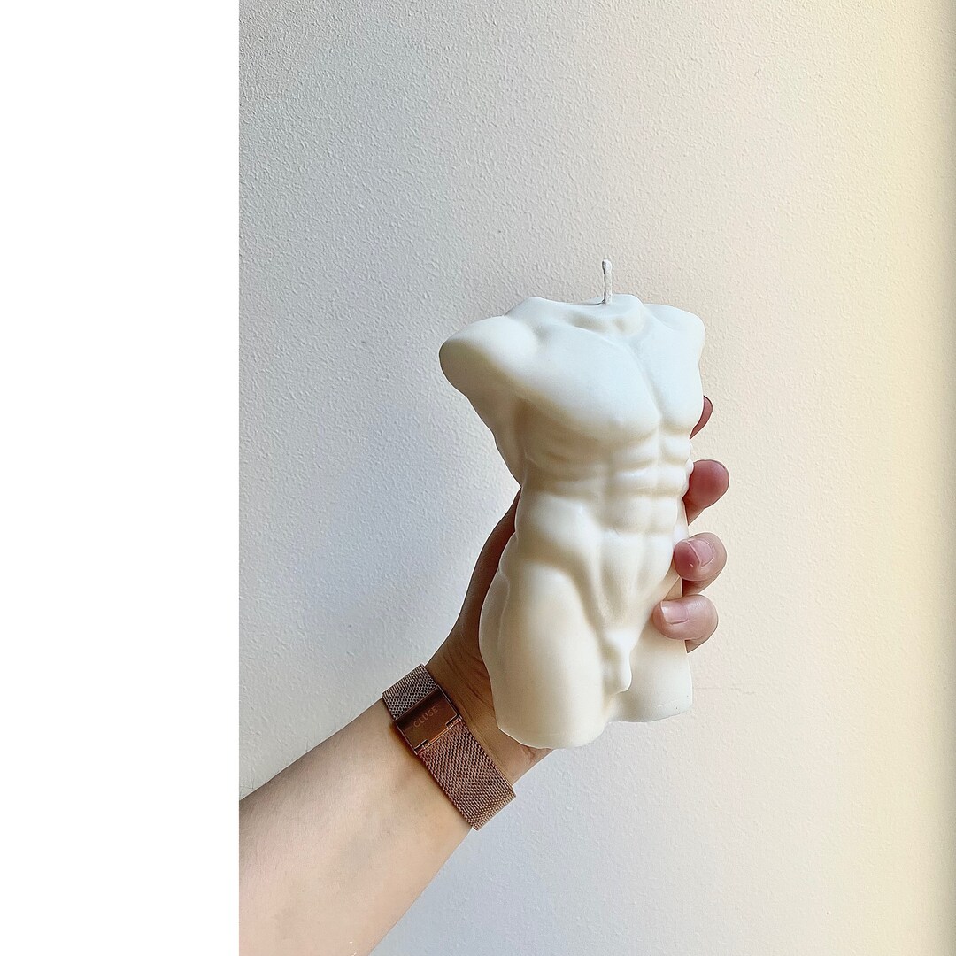 Large Body Candles, Male Body Candle, Female Body Candle, Set of 2 ...