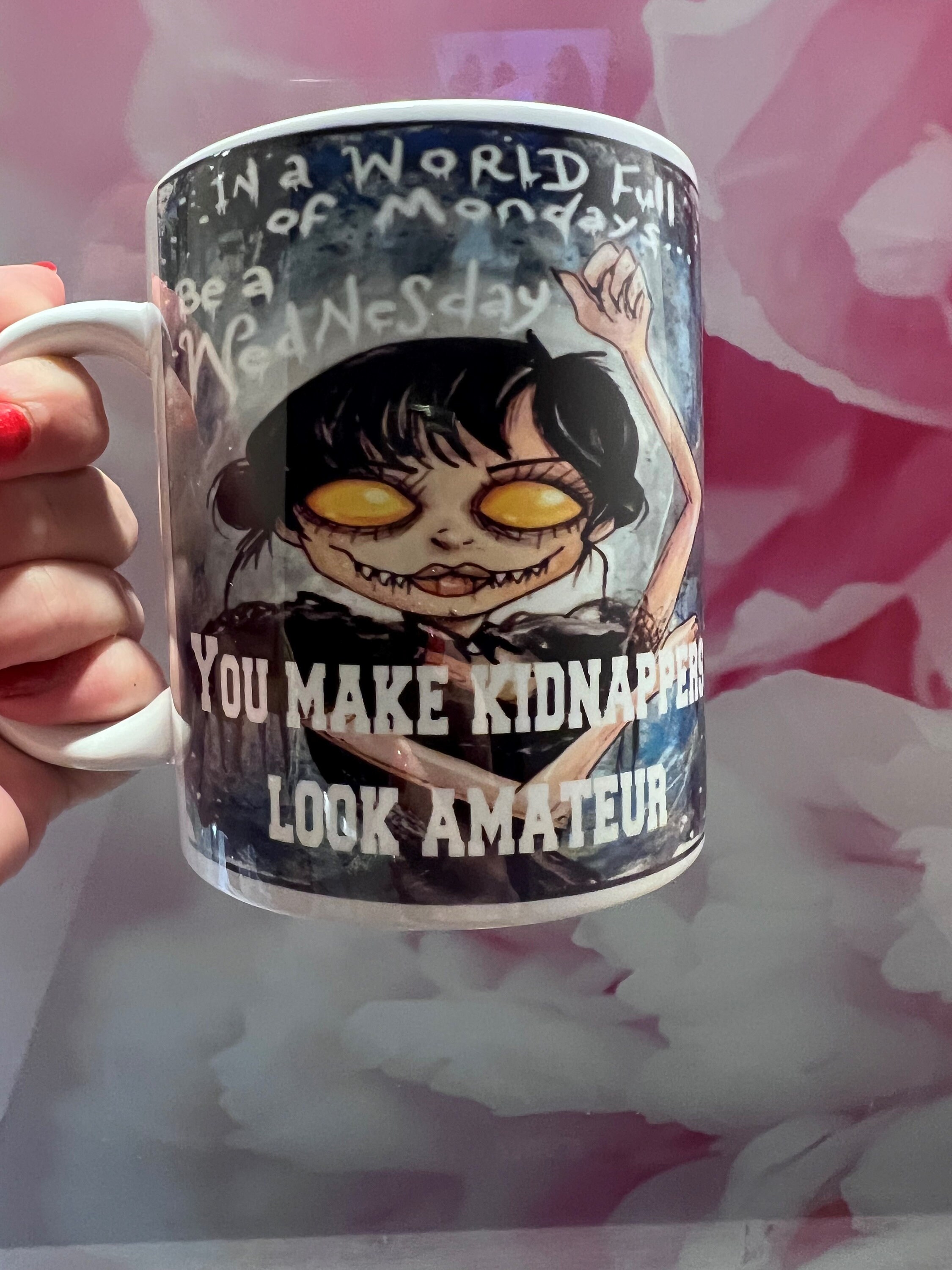 Wednesday Addams Themed Mug, Addams Family, Wednesday - Etsy