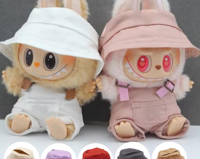 Trendy Hat for Labubu, Bucket Hat for Labubu Doll, Accessories Labubu ...