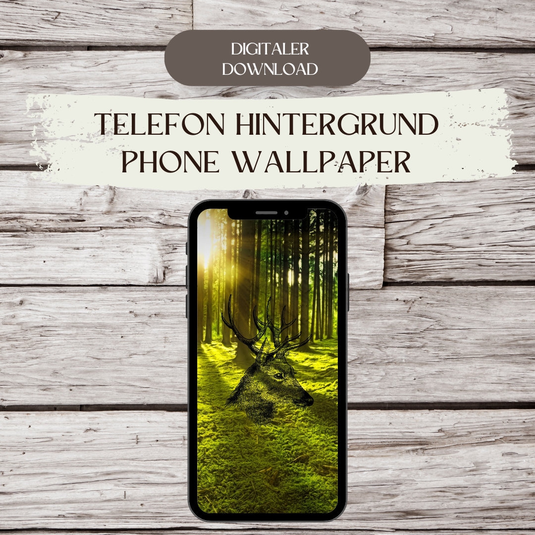 Phone Wallpaper, Smartphone Hintergrund Hirsch, Reh, Handy Hintergrund ...