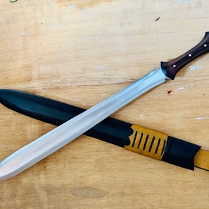 22 Inches Blade Long Viking Sword-hand Forged Large Sword-full Tang ...