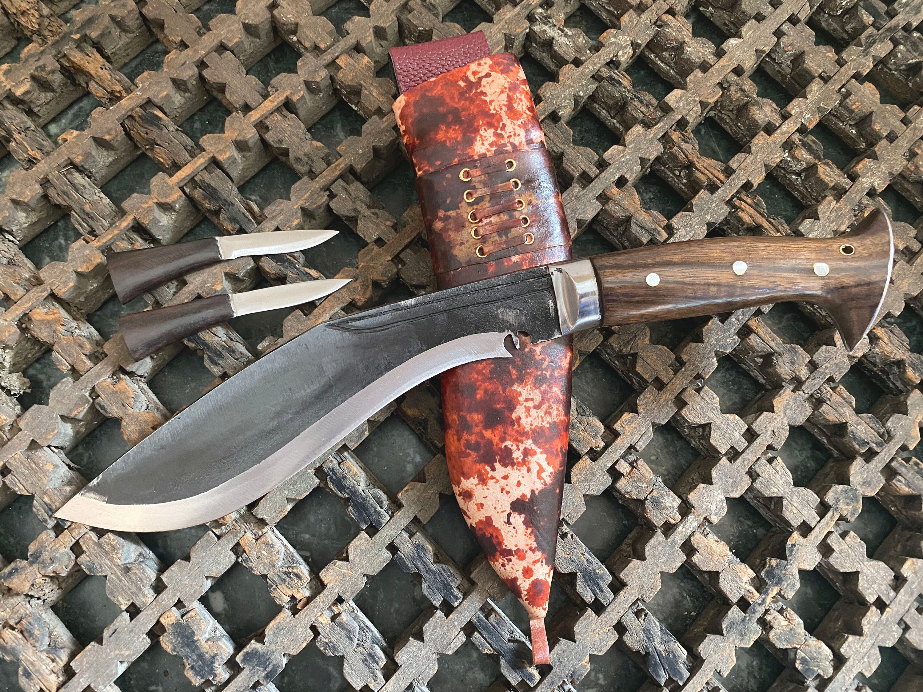 10inches Long Farmer Khukuri-kukri Knife-gurkha Knife-rust - Etsy