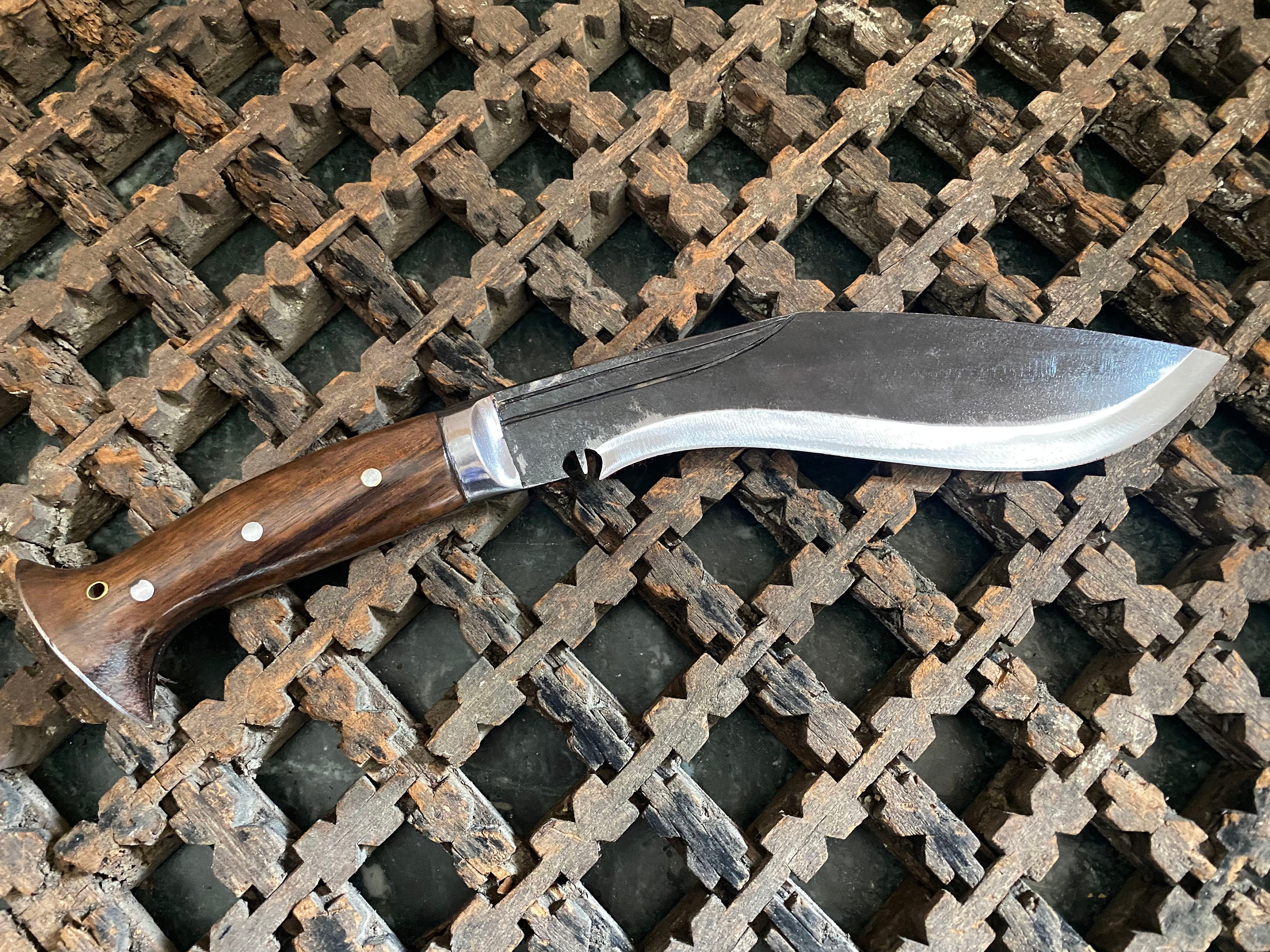 10inches Long Farmer Khukuri-Kukri Knife-Gurkha knife-Rust | Etsy