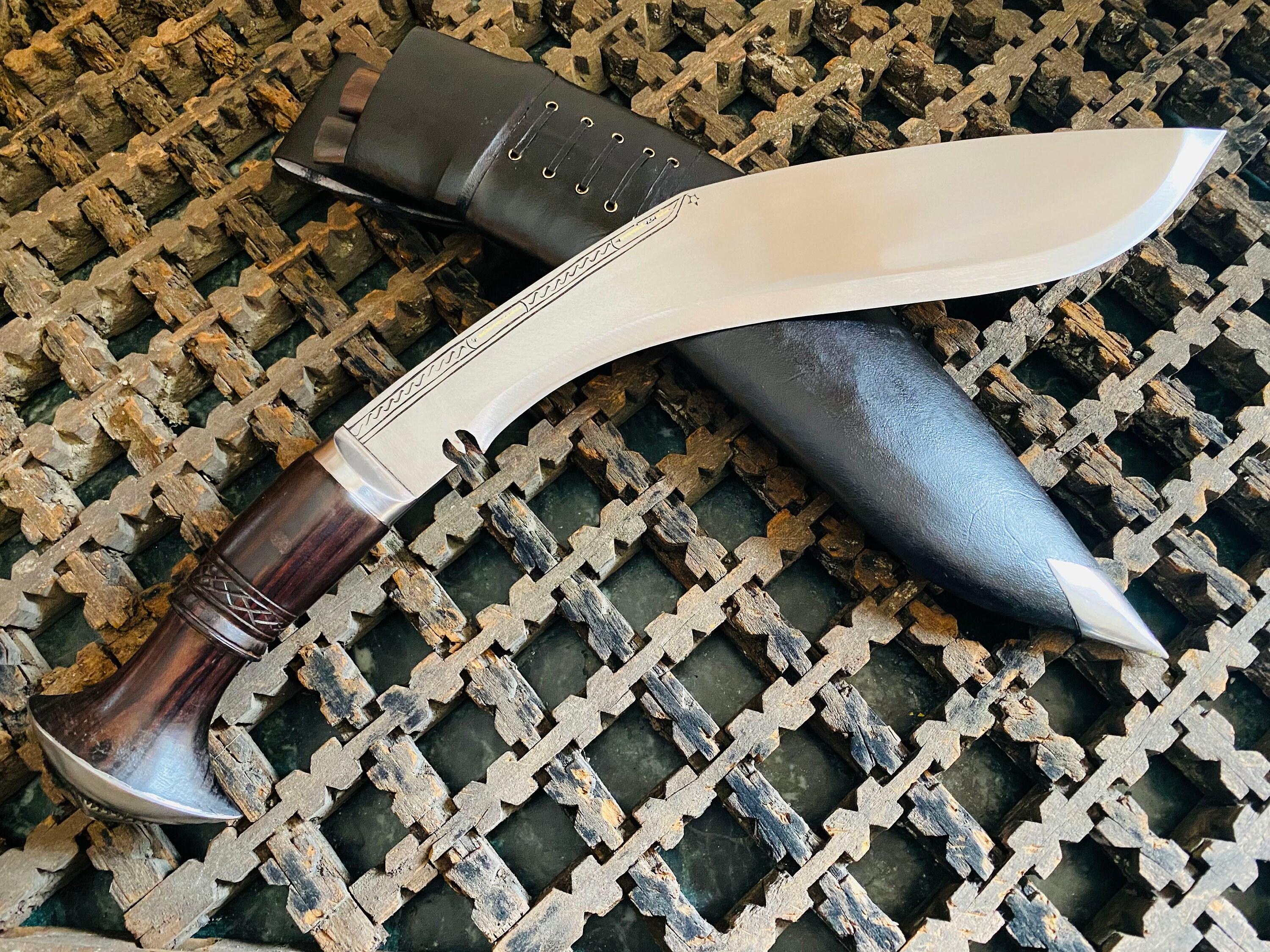 15inches Long WW II Full Tang Kukri-Gurkha khukuri-Well Tempered blades ...