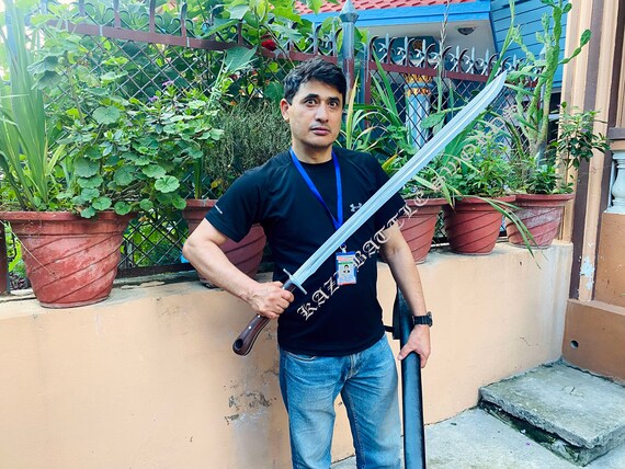 30 Inches Long Groose Messer Sword-large Sword-handmade | Etsy