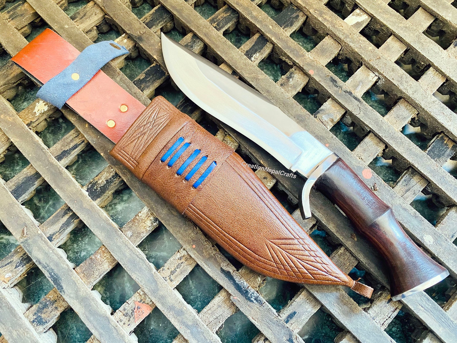 CNC-21CM Lama lunga Bowie Coltello-Mano forgiato bowie-Bowie | Etsy