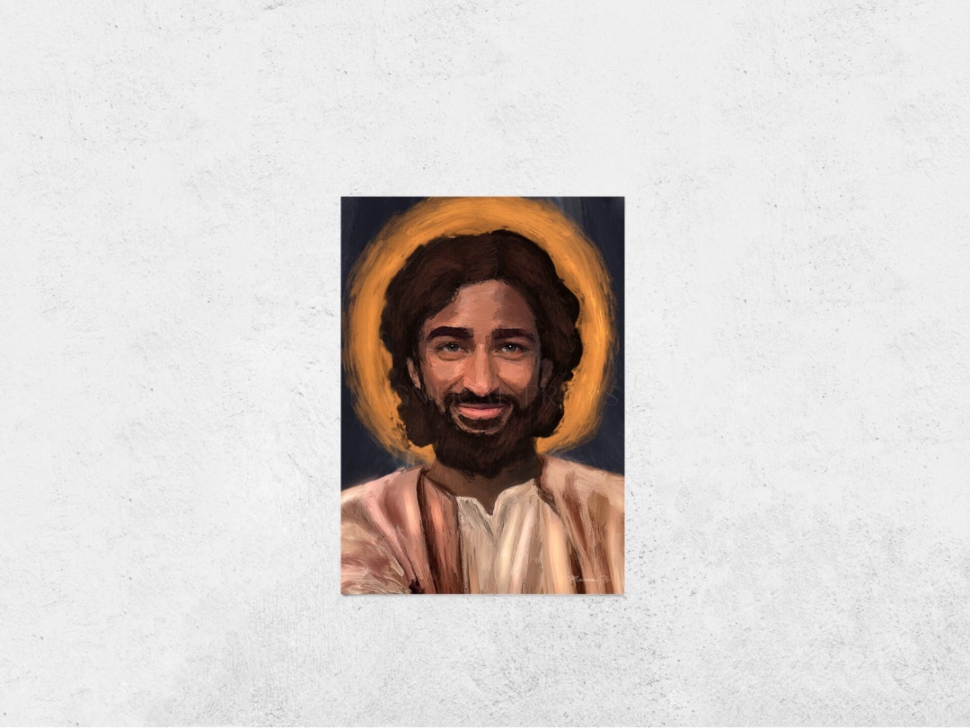 Face of Jesus Christ, Catholic Card, Printable Art, Digital Download ...