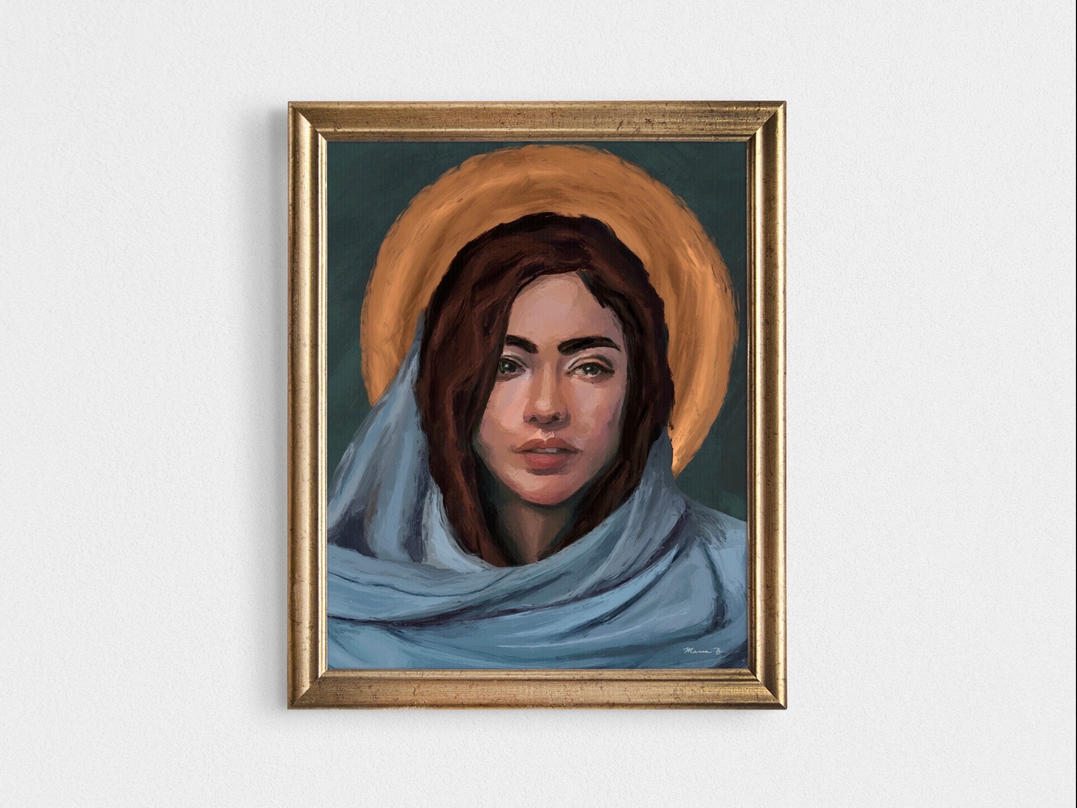 St. Mary Magdalene Art Print Christian Religious Catholic - Etsy