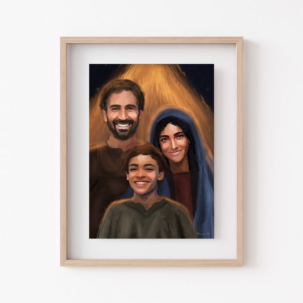 Holy Family Print - Etsy