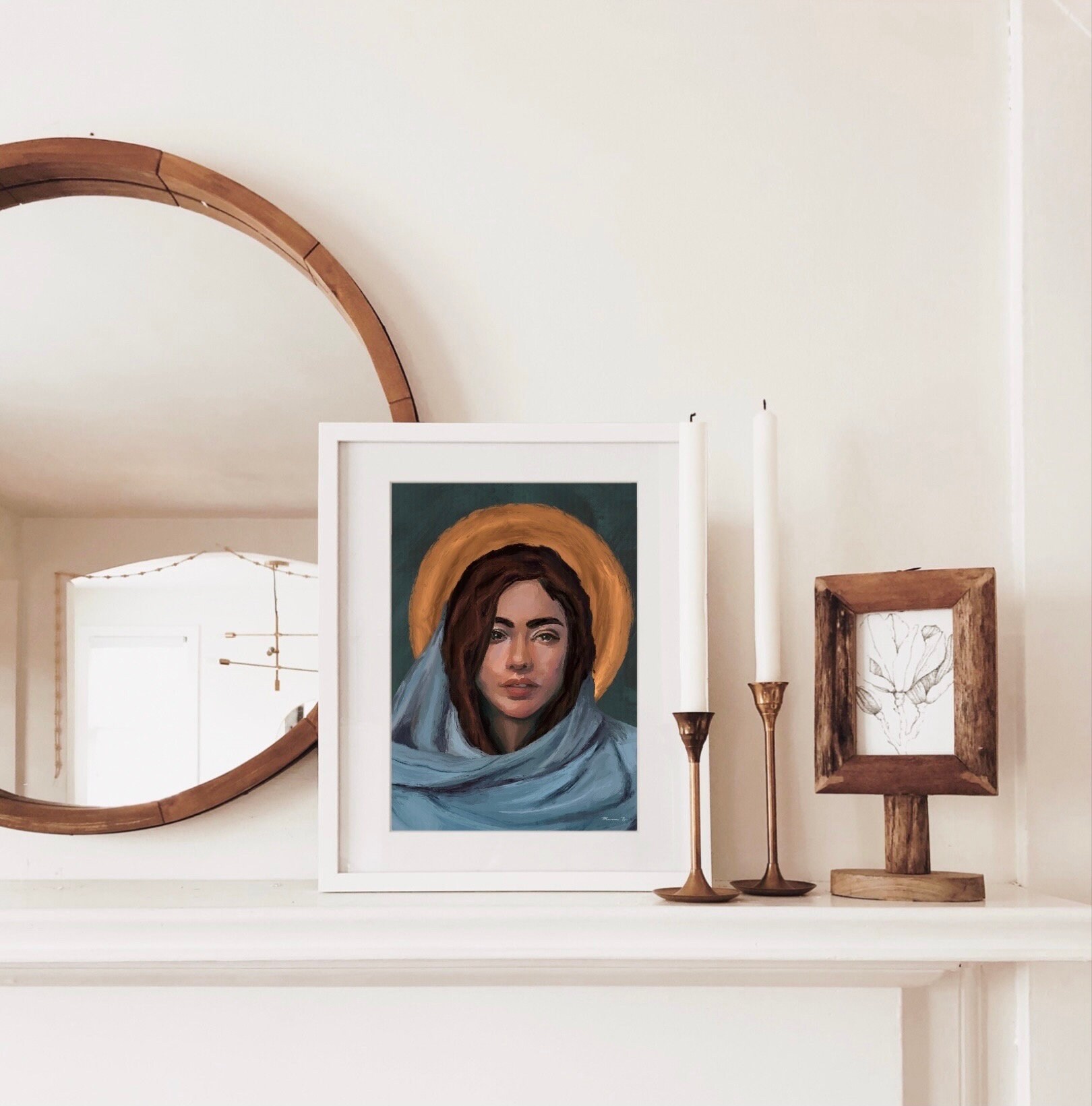 St. Mary Magdalene Art Print Christian Religious Catholic - Etsy