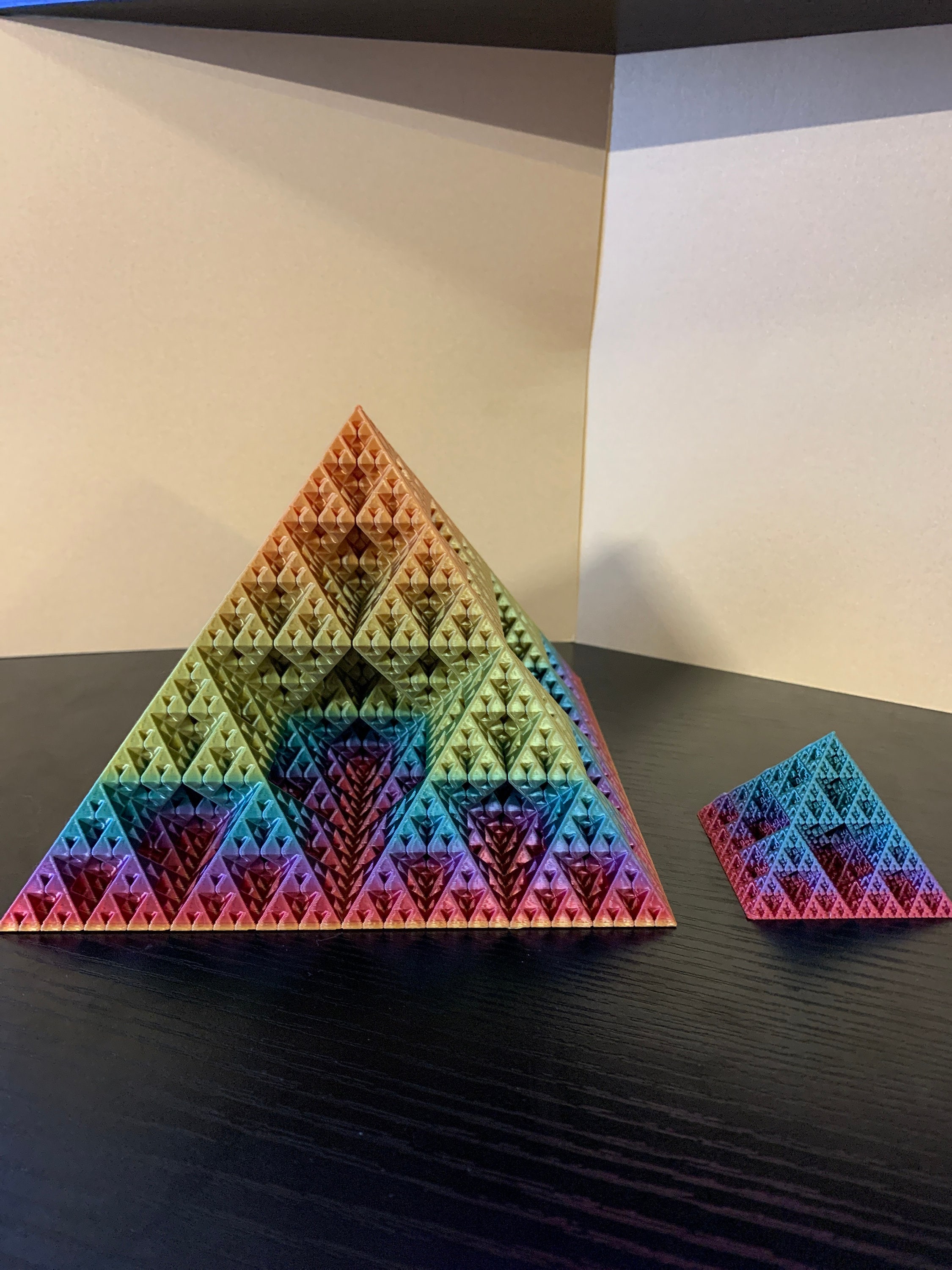 Fractal Pyramid tons of Sizes and Colors - Etsy Canada