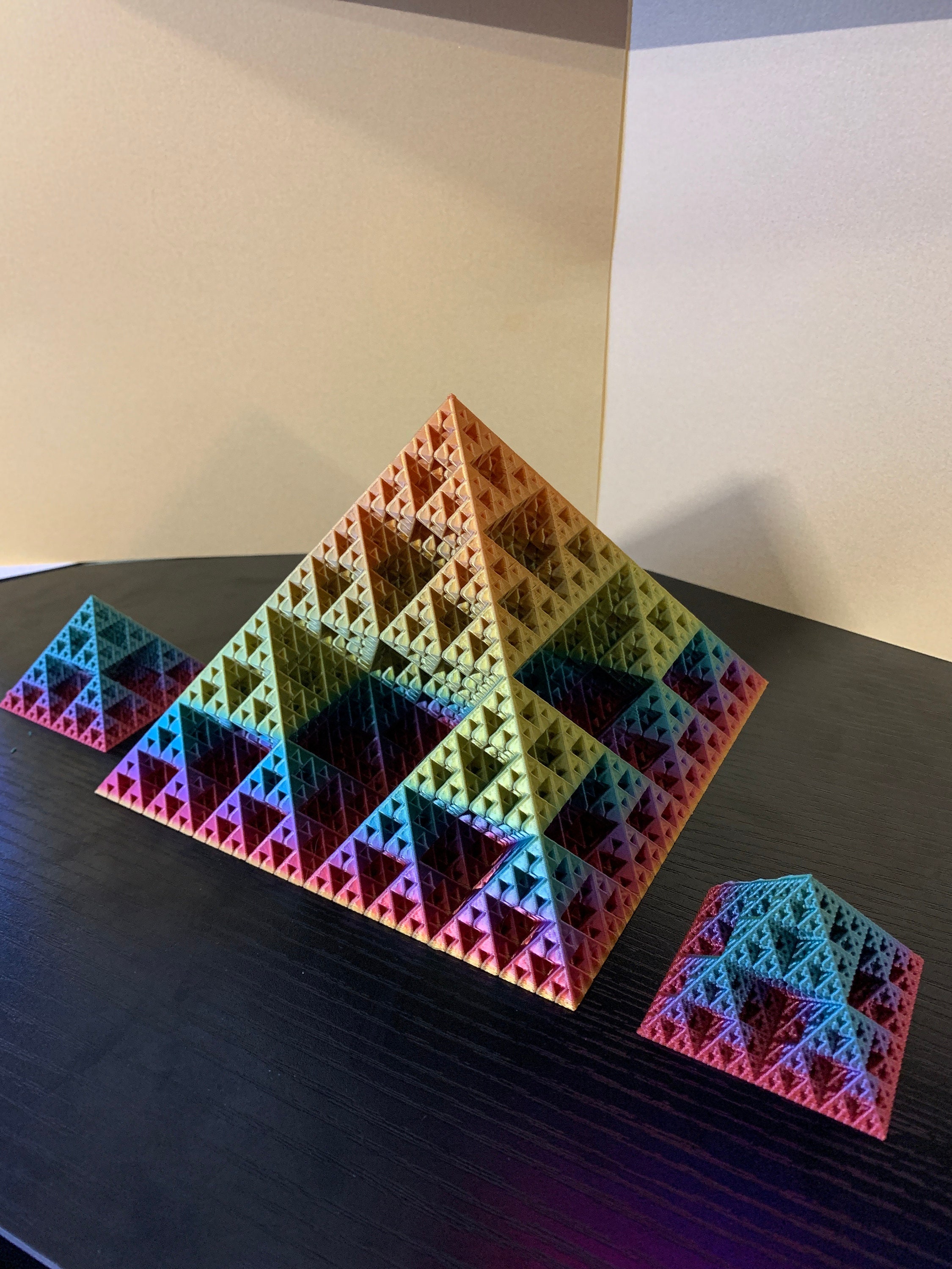 Fractal Pyramid -Tons of Sizes and Colors! — Pittsburgh3DPrints.com