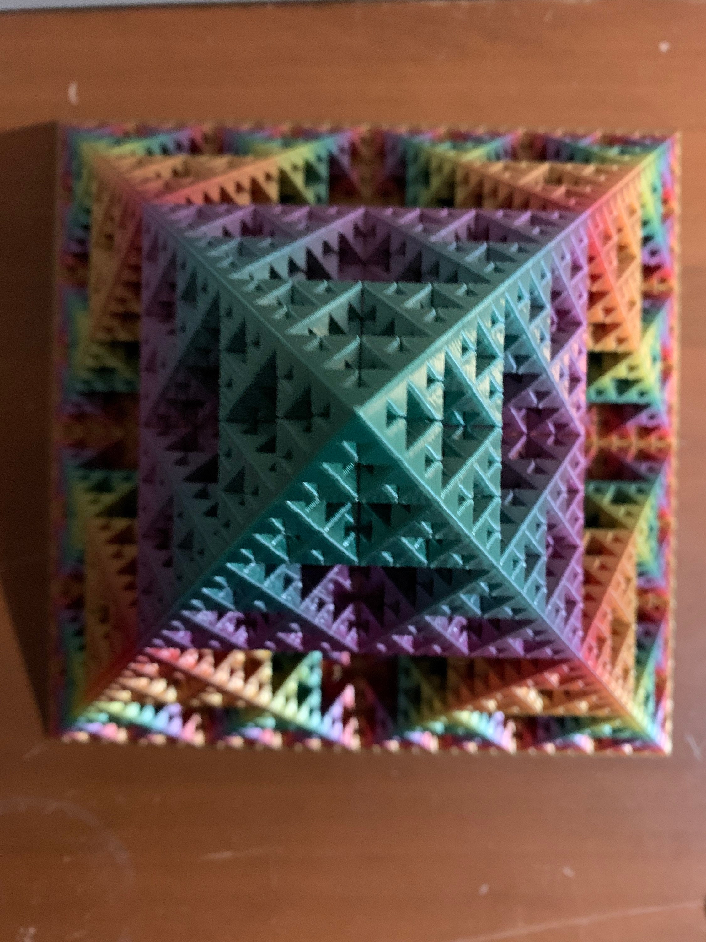 Fractal Pyramid -Tons of Sizes and Colors! — Pittsburgh3DPrints.com