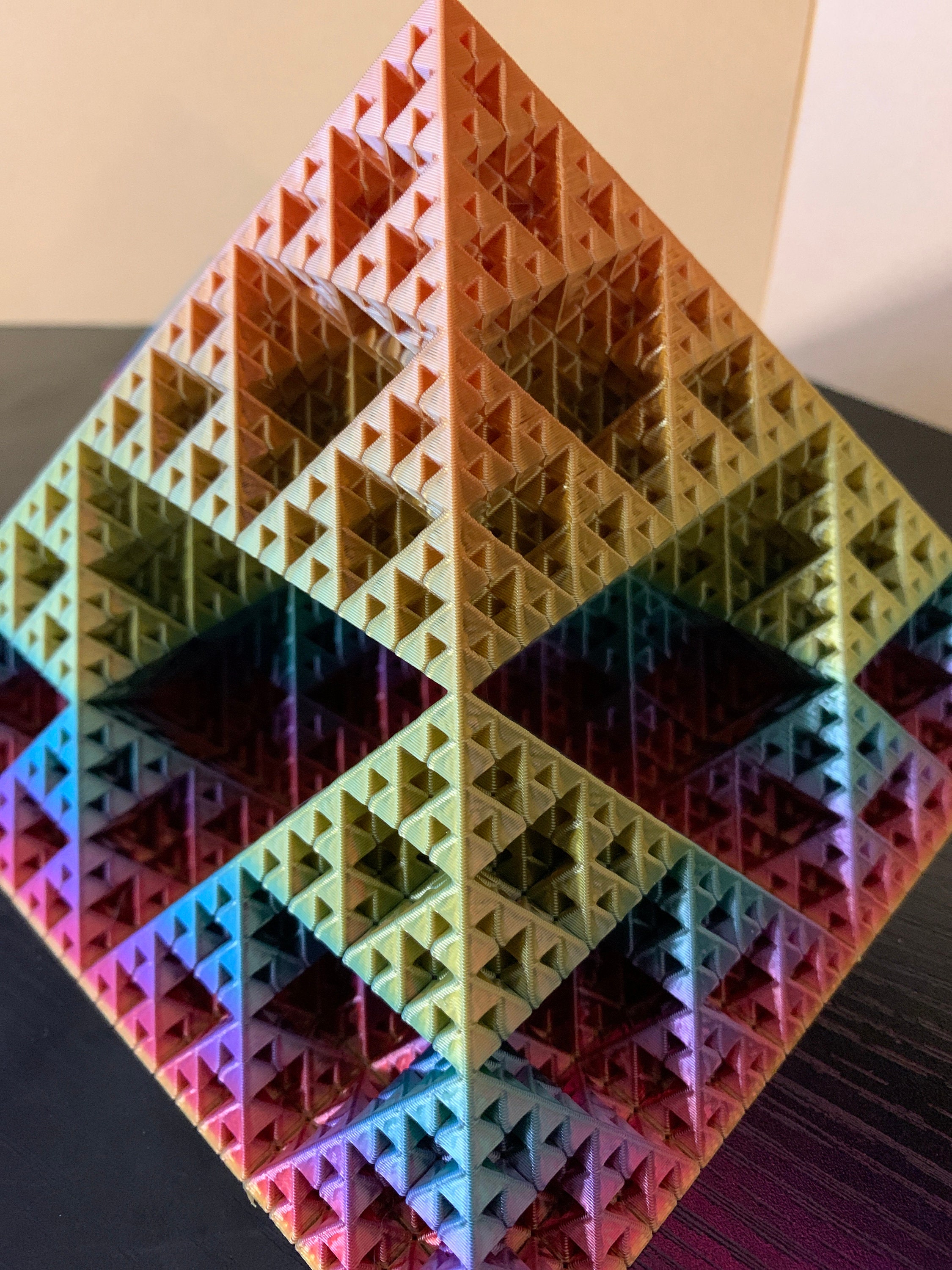 Fractal Pyramid -Tons of Sizes and Colors! — Pittsburgh3DPrints.com