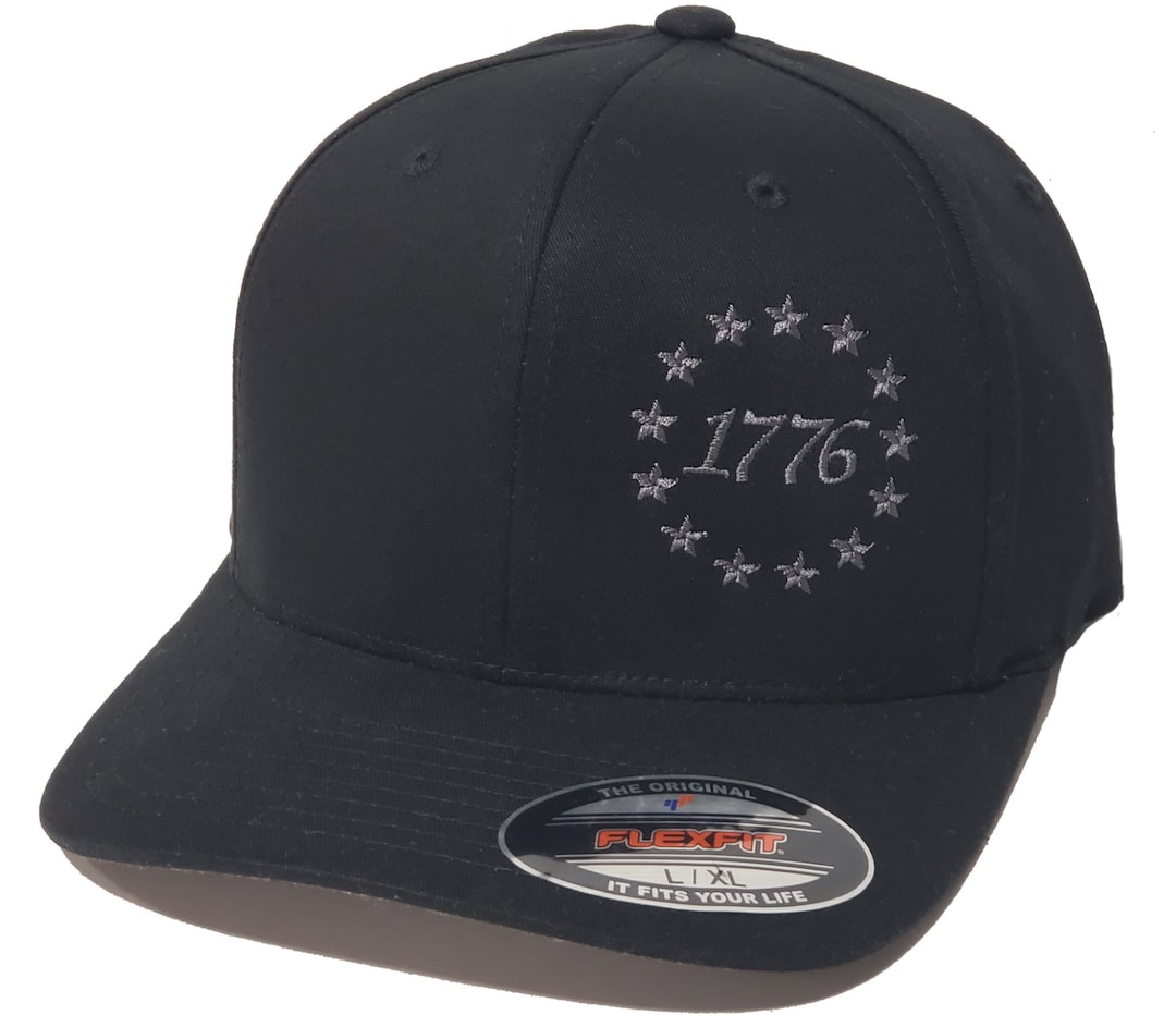 1776 13 Colonies Stars Embroidered Cap, FLEXFIT Hat 5001 - Etsy