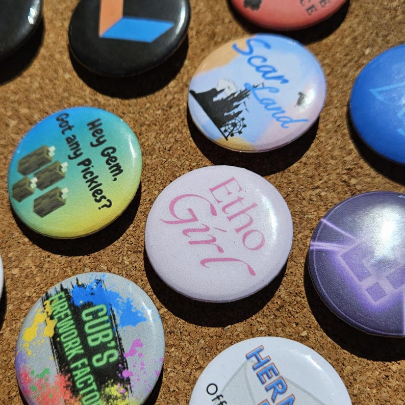 Hermitcraft/life Series Button Badges - Etsy