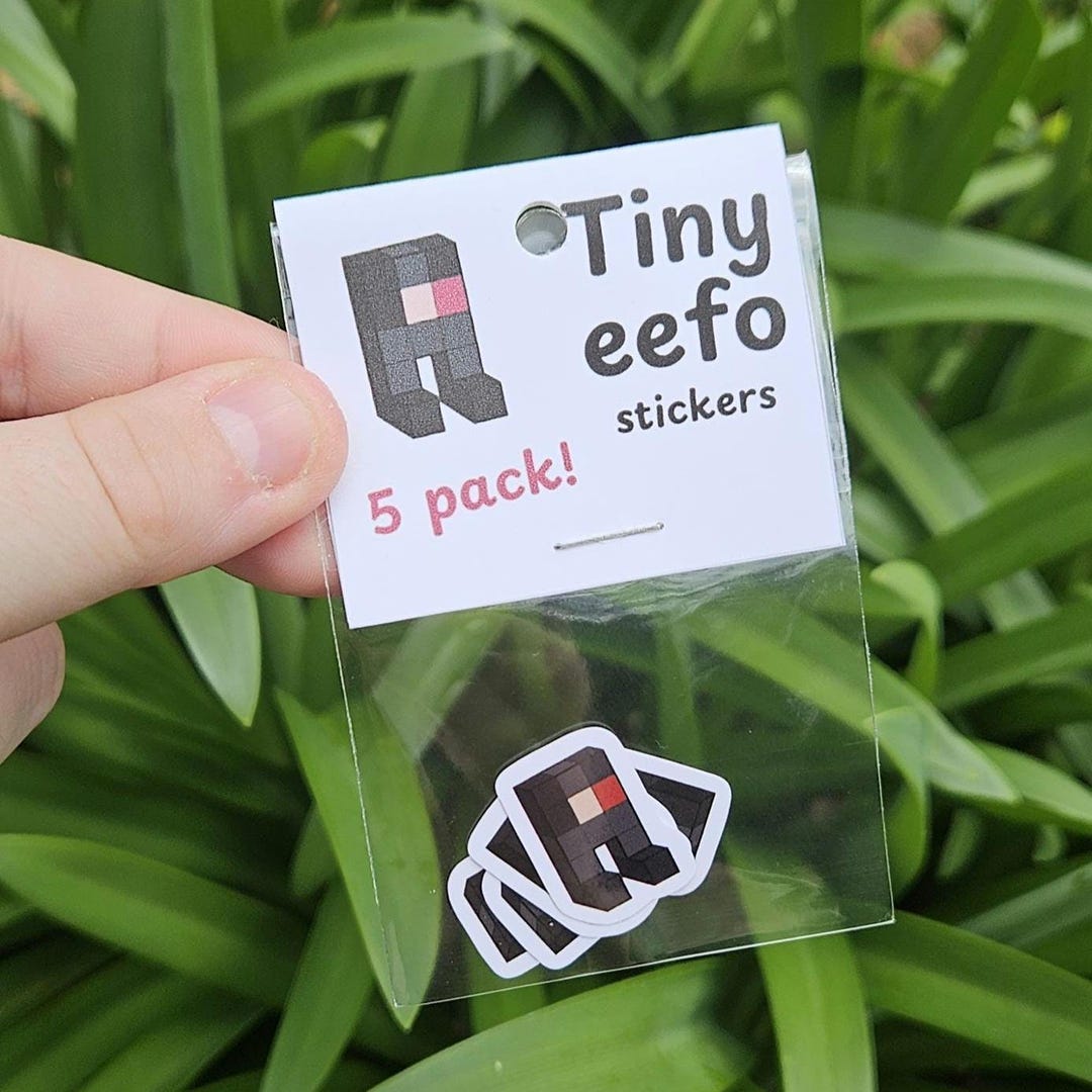Tiny Eefo Pack - Hermitcraft-inspired Stickers - Etsy
