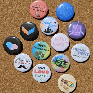 Hermitcraft/life Series Button Badges - Etsy
