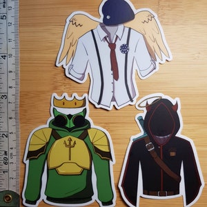 Dream SMP Outfits - Vinyl Stickers - Etsy
