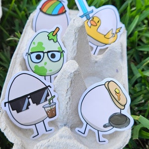 QSMP Egg Sticker Set Vinyl Stickers - Etsy