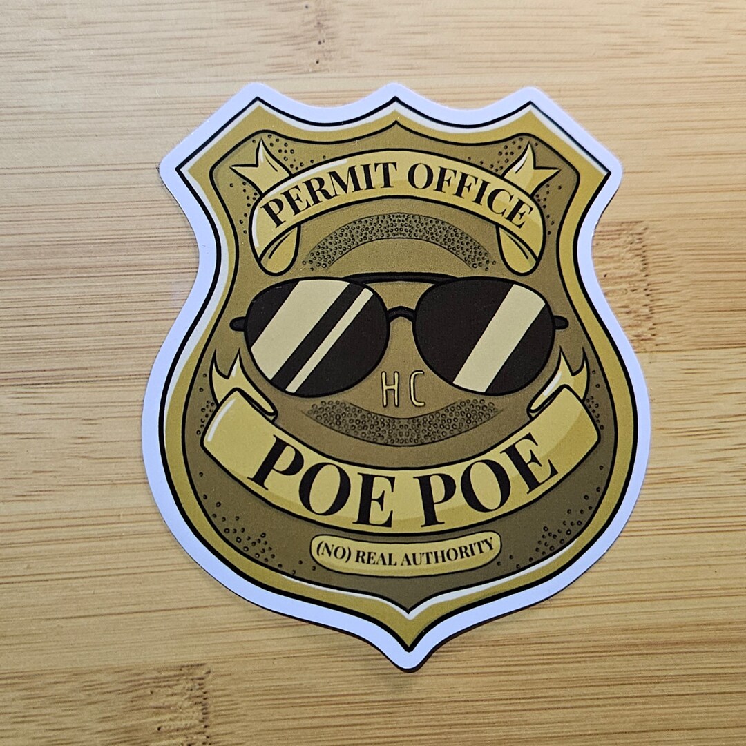 Hermitcraft Poe Poe Badge Sticker - Etsy