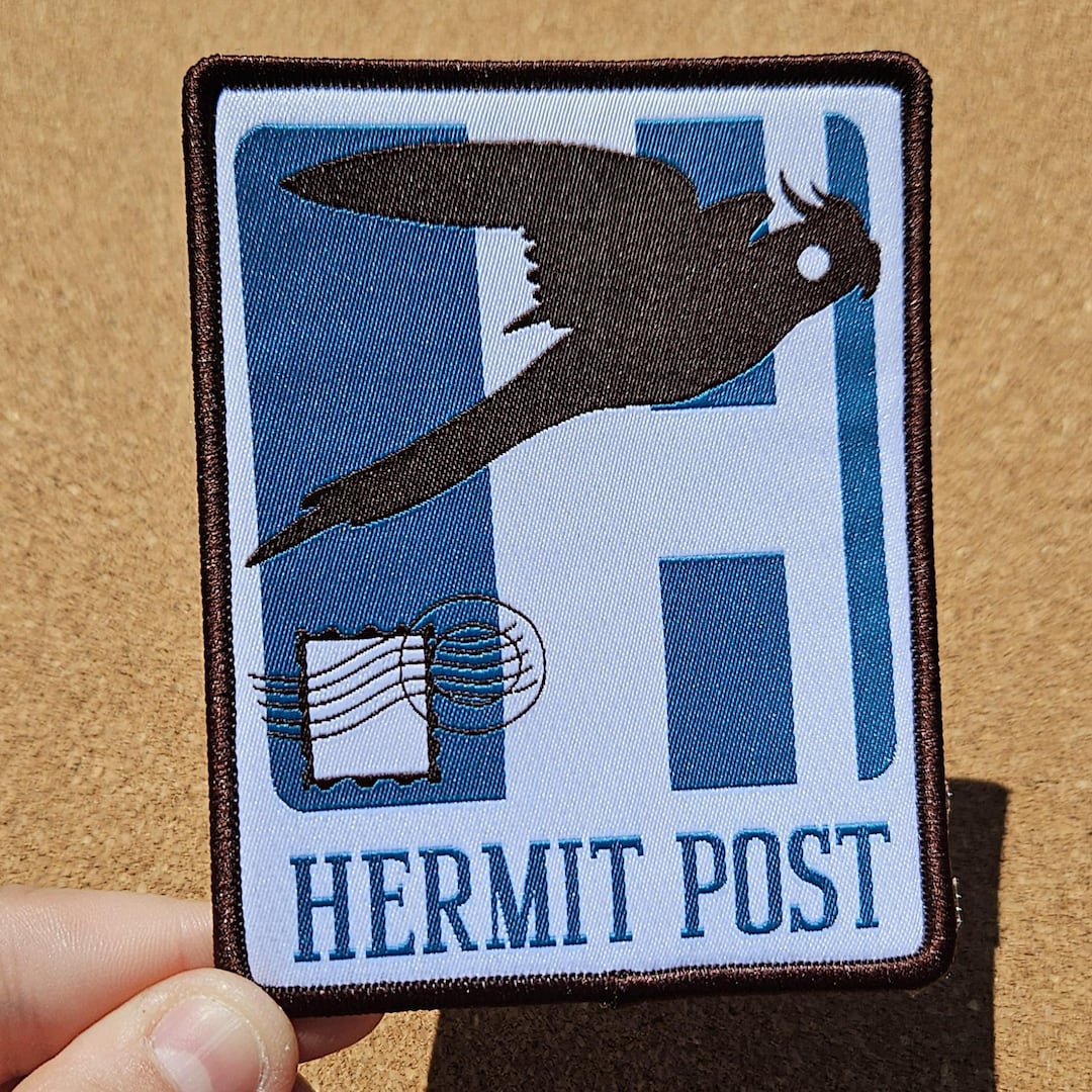 Hermit Post - Hermitcraft-inspired Iron-on Patch - Etsy