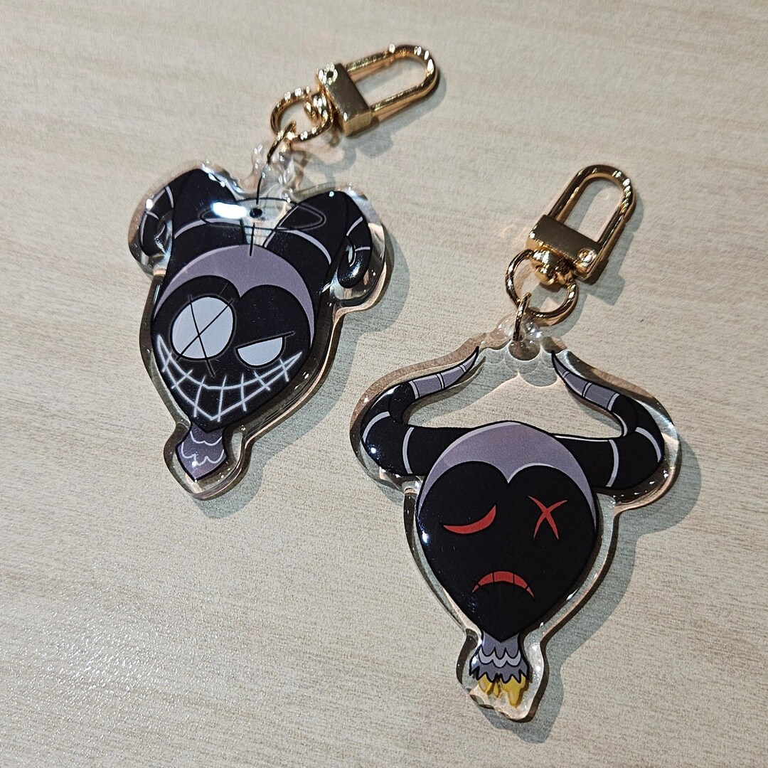 Hazbin Hotel Lute & Exterminator Keychains - Etsy