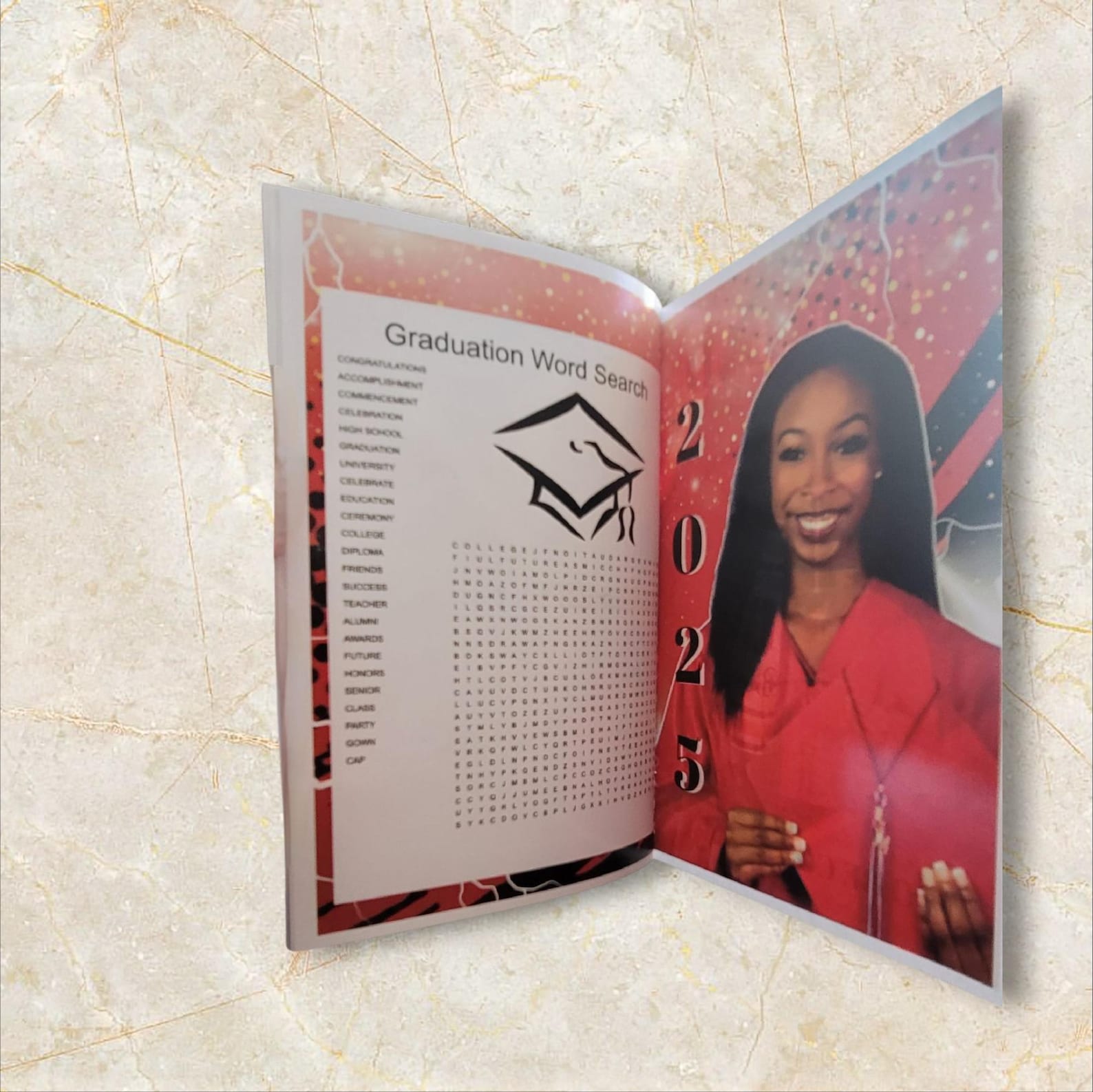 Custom Graduation Booklet (physical Book) - Etsy