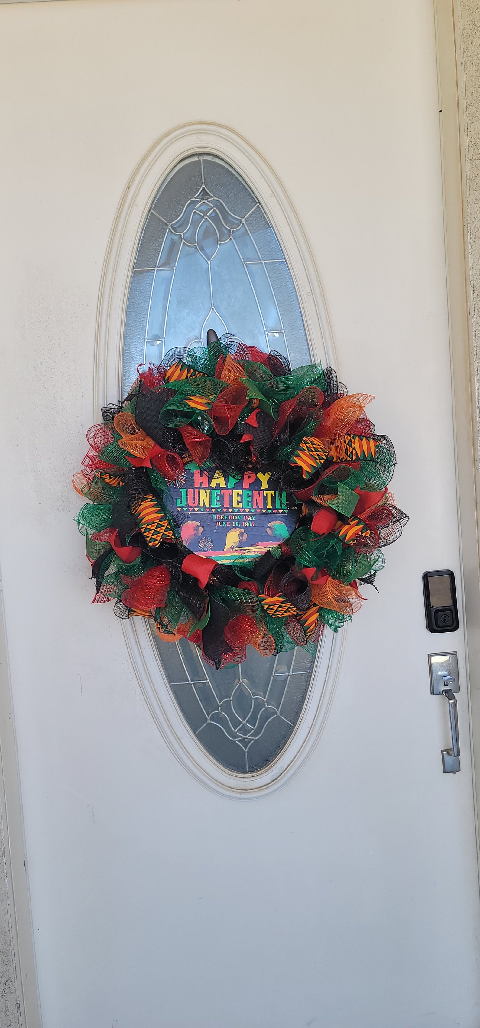 Juneteenth Wreath Front Door - Etsy
