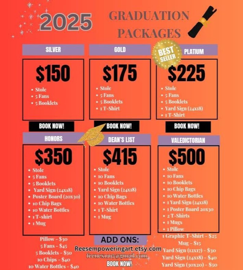 Graduation Packages - Etsy