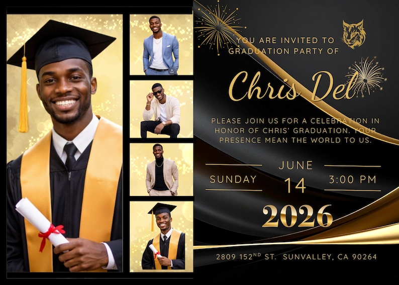 Personalized Custom Graduation Invitations - Etsy