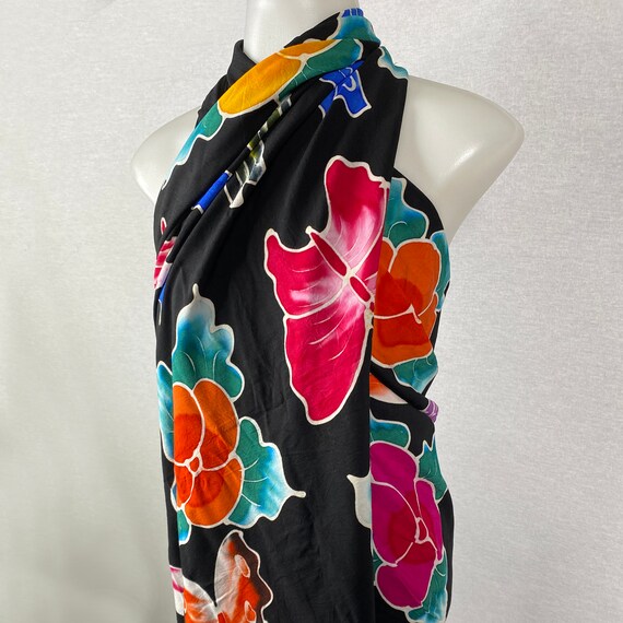 Vintage Van Klee Batik Butterfly Dragonfly Print Saro… - Gem