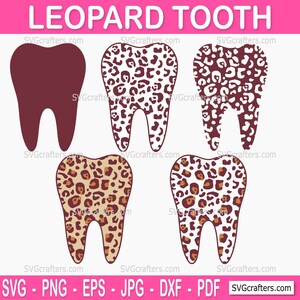 Tooth Svg, Dental Svg, Teeth Svg, Dentist Tooth Svg, Leopard Tooth Svg ...