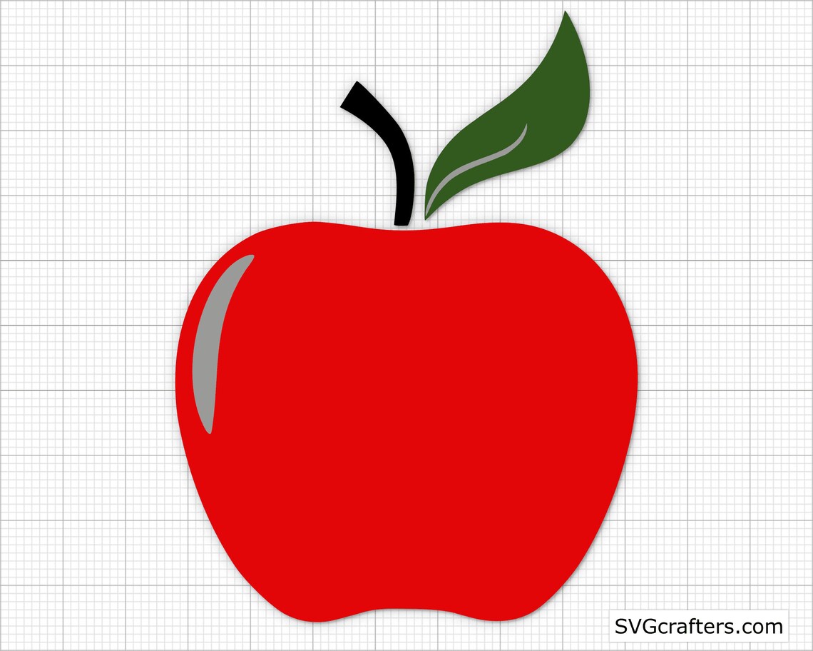 Svg de manzana png de manzana svg de la escuela svg de | Etsy