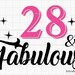 28th Birthday Svg Png, 28th Svg, Aged to Perfection Svg, 28 and ...