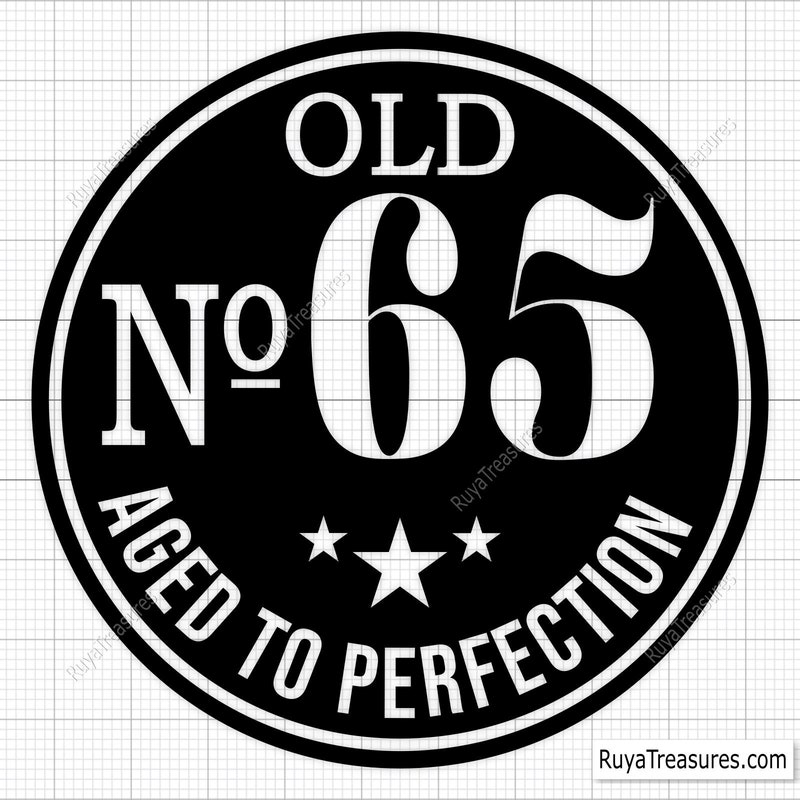 65th Birthday Svg - Etsy