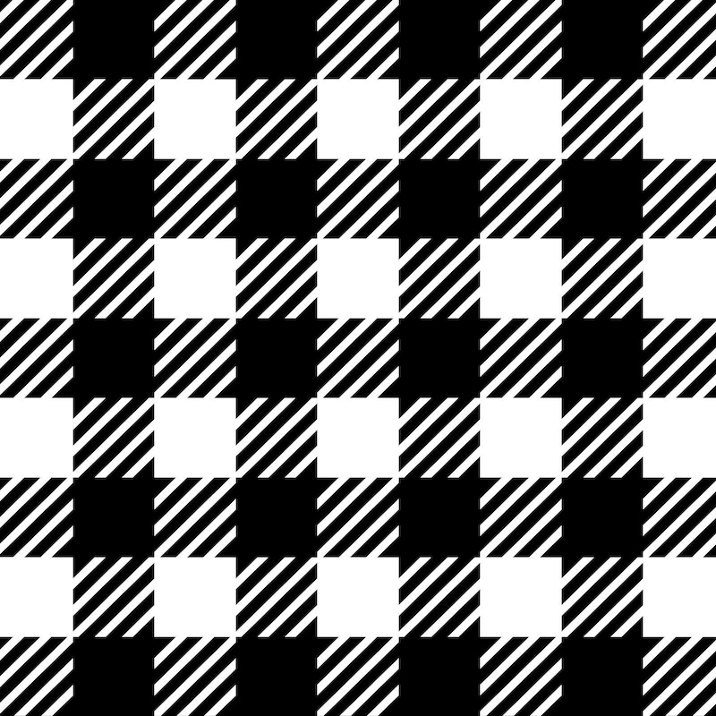 Buffalo Check Stencil - Etsy