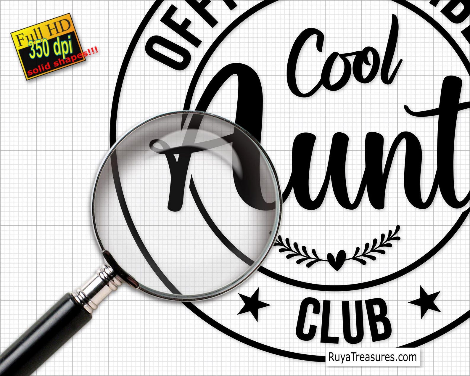 Official Member Cool Aunts Club Svg, Aunt Svg, Auntie Svg, Gift for ...
