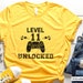 Level 11 Unlocked Svg 11th Birthday Svg My 11th Birthday - Etsy