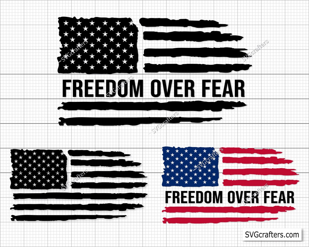Freedom Over Fear Flag Svg, Freedom Svg, Medical Freedom Svg, We the ...