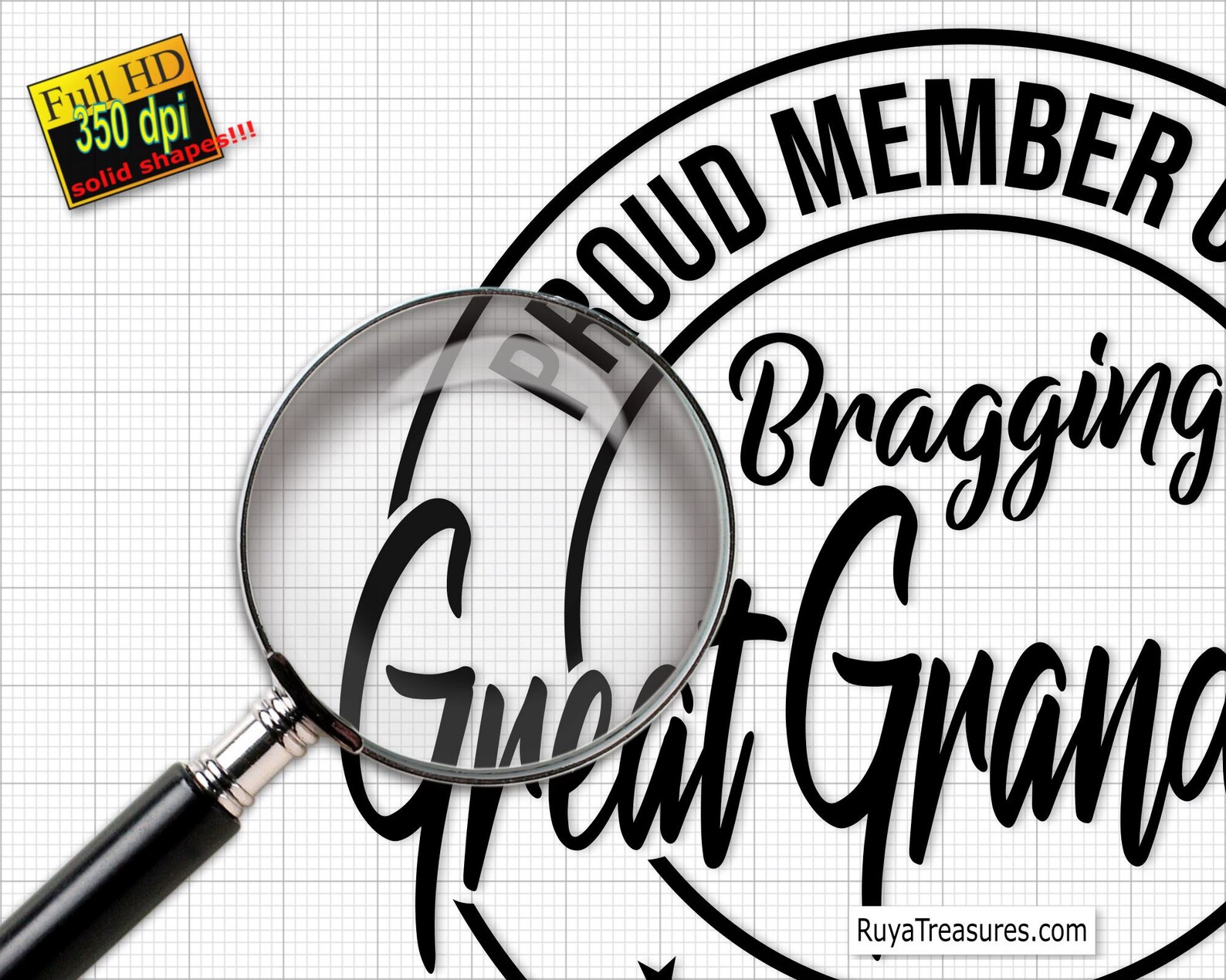 Proud Member of the Bragging Great Grandma’s Club Svg, Great Grandma ...