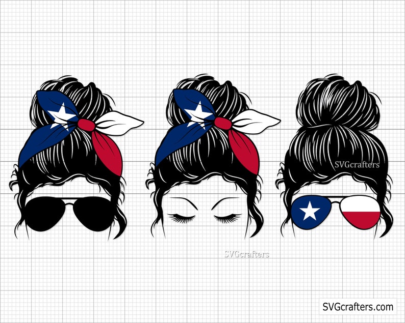 Texas Momlife Svg Mom Life Svg Messy Bun Svg Texas Svg - Etsy
