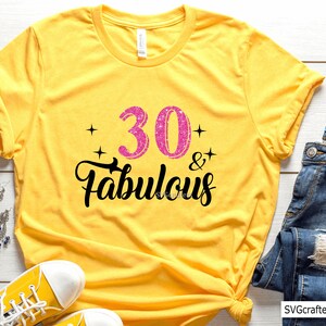 30th Birthday Svg 30th Svg Old Number 30 Svg 30th Cut File - Etsy