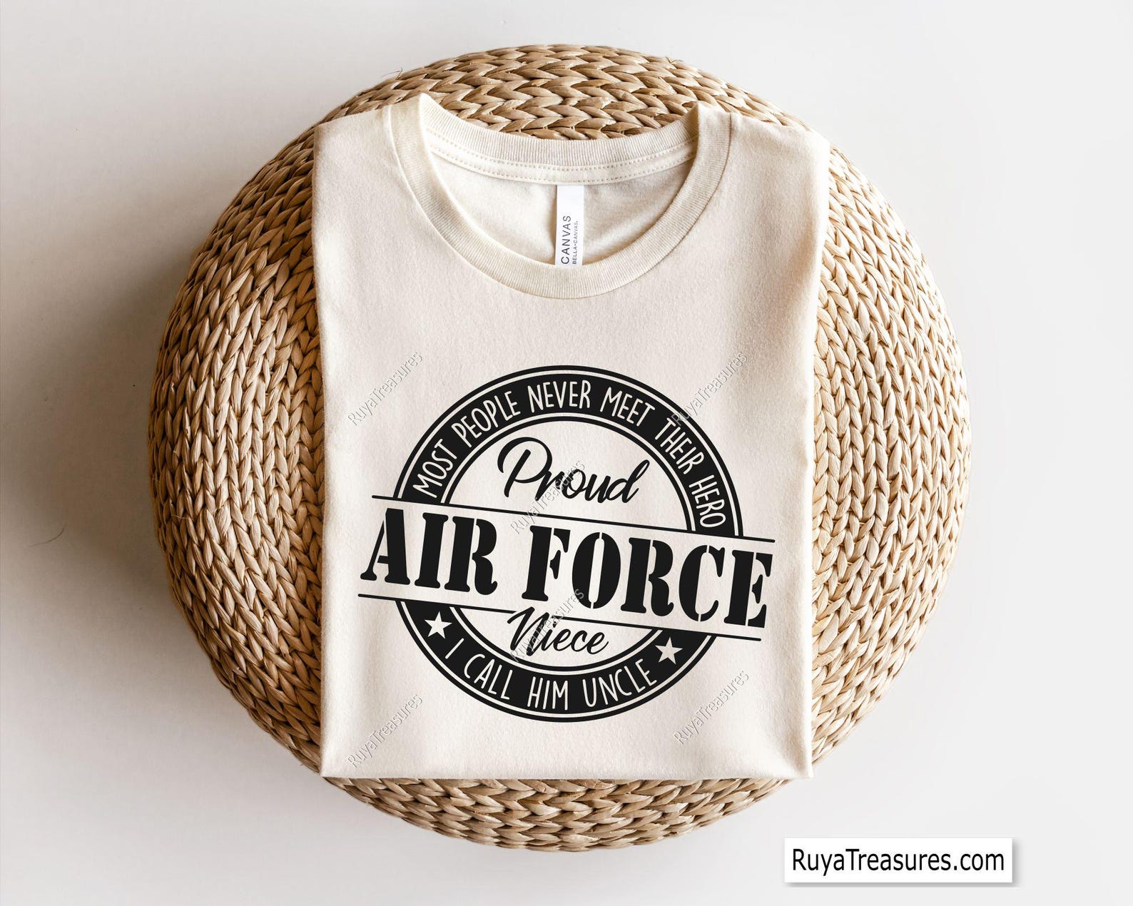 Proud Air Force Niece Svg, Military Family Svg, Airman Support Svg ...